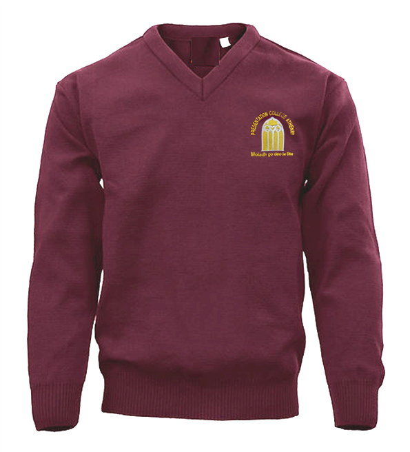 Presentation College, Athenry V-Neck JumperThe Schoolwear Centre
